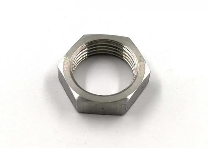 Thin Stainless Steel Hex Nut M20 Galvanized Surface Finish High Accuracy