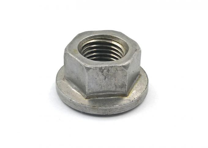 Plain Mild Steel Hex Flange Weld Nuts with 3 Welding Points for ...
